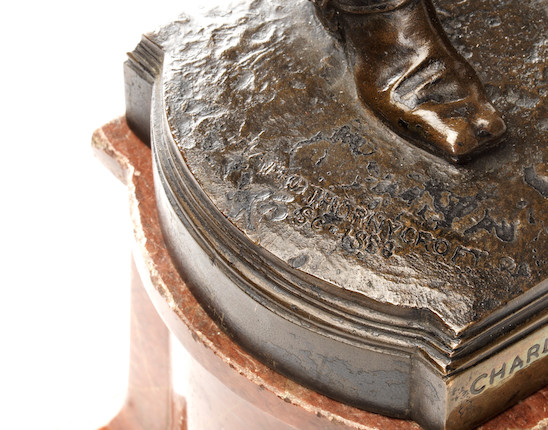 Bonhams : Sir William Hamo Thornycroft (English, 1850-1925) A bronze figure of General Gordon