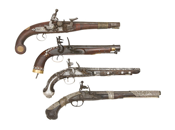 Bonhams : A North African 54-Bore Snaphaunce Pistol, And An Albanian 22 ...