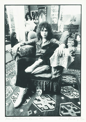 Bonhams : Marc Bolan/T-Rex Four black and white photographs featuring ...