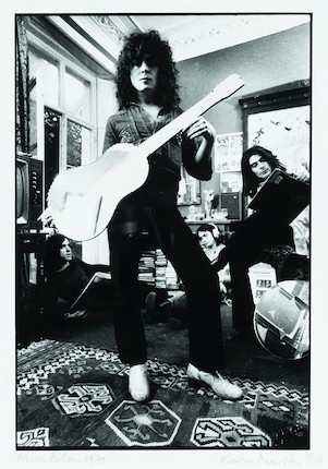 Bonhams : Marc Bolan/T-Rex Four black and white photographs featuring ...