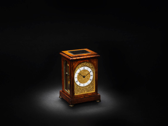 Bonhams : A fine mid 19th century rosewood mantel clock Arnold, Charles ...