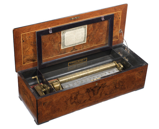 Bonhams : A Nicole Freres mandolin cylinder musical box, Swiss, Late ...