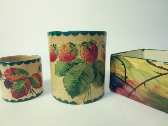 Bonhams A Collection Of Fruit Decorated Wemyss Pottery