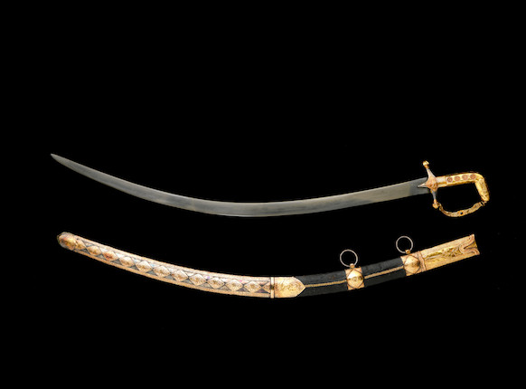 Bonhams : A gold-mounted steel Sword (saif) Arabian Peninsula, late ...