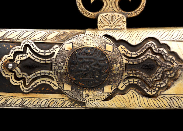 Bonhams : An important rare gem-set Sword with Tiger's head pommel from ...
