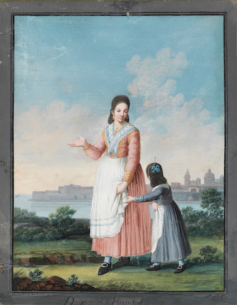 Bonhams : Alessandro d'Anna (Palermo 1746-1810 Naples) Donna di ...