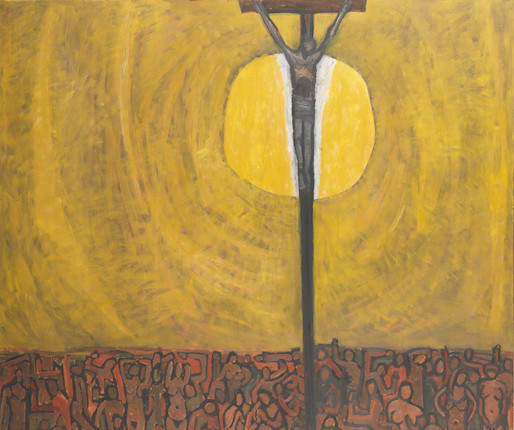 Bonhams : Brian Bradshaw (British, born 1923) Crucifixion