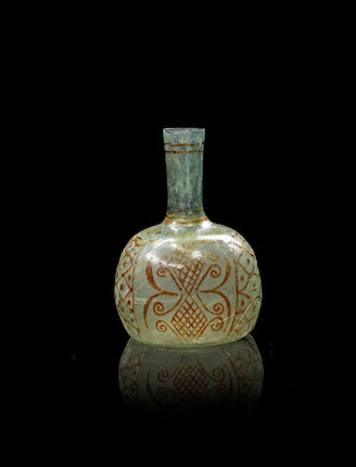 Bonhams : An Abbasid lustre glass Bottle Mesopotamia, 8th/ 9th Century