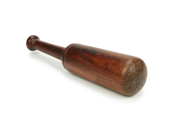 Bonhams : A large late 17th/early 18th century turned lignum vitae ...