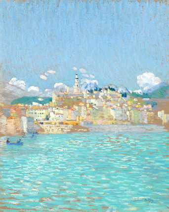 Bonhams : Simon Albert Bussy (British, 1869-1954) Menton