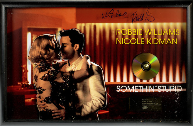 Bonhams : Robbie Williams and Nicole Kidman A Gold award for the single ...