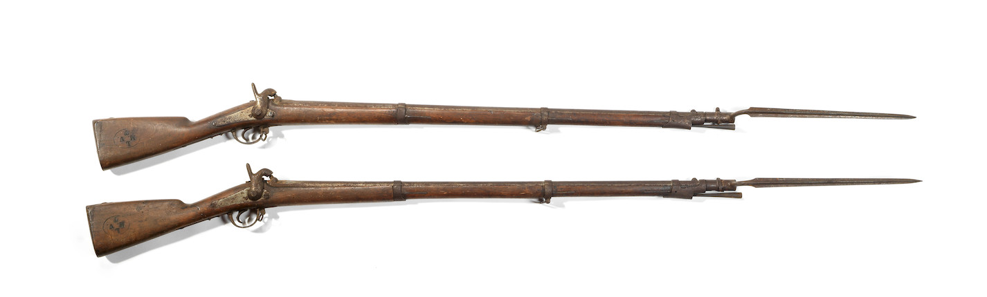 Bonhams : Two French Percussion Military Muskets (4)