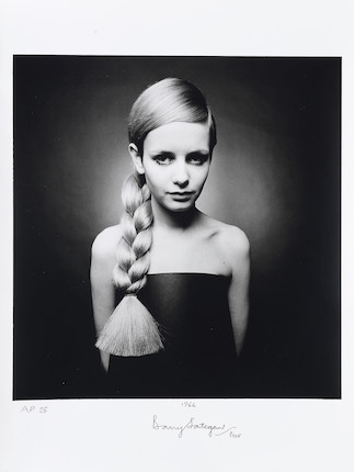 Bonhams : Twiggy Barry Lategan (British, b. 1935) gelatin silver print ...