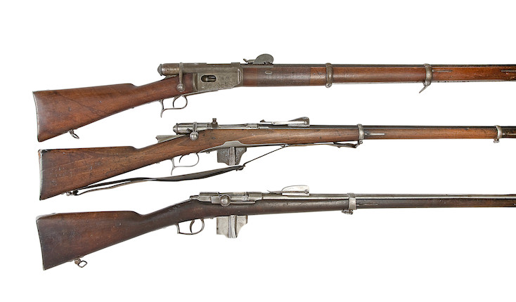 Bonhams : A Swiss 10.4MM Vetterli 1869/71 Model Bolt-Action Rim-Fire ...