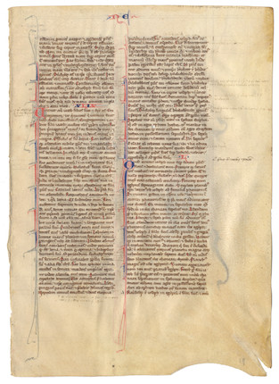 Bonhams : ILLUMINATED LEAVES Leaf from an illuminated manuscript ...