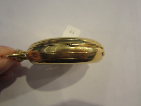 Bonhams : Nicole, Nielsen & Co., London. A fine 18ct gold keyless wind ...
