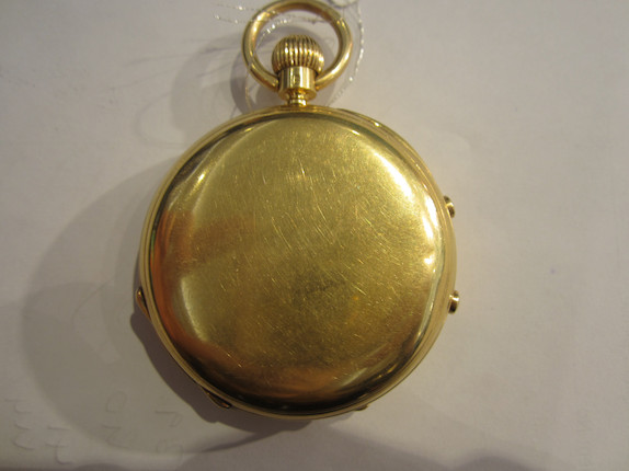 Bonhams : Nicole, Nielsen & Co., London. A fine 18ct gold keyless wind ...