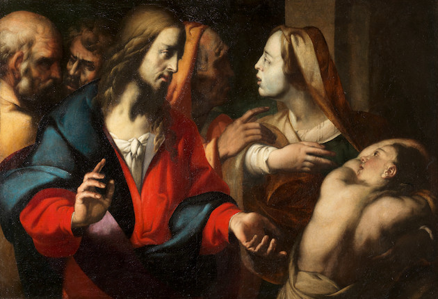 Bonhams : Circle of Antonio Busca (Milan 1625-1686) Christ healing the ...