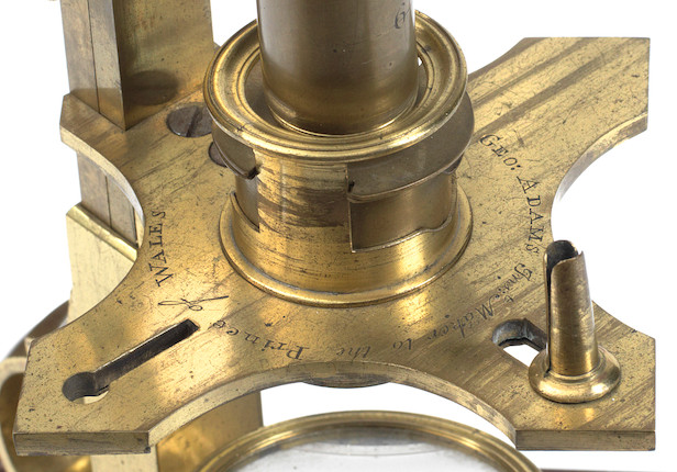 Bonhams : A George Adams senior Cuff-Type compound microscope, English ...