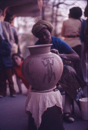 Bonhams : A Stoneware Pot by Ladi Kwali (NIGERIAN, CIRCA 1925-1984 ...
