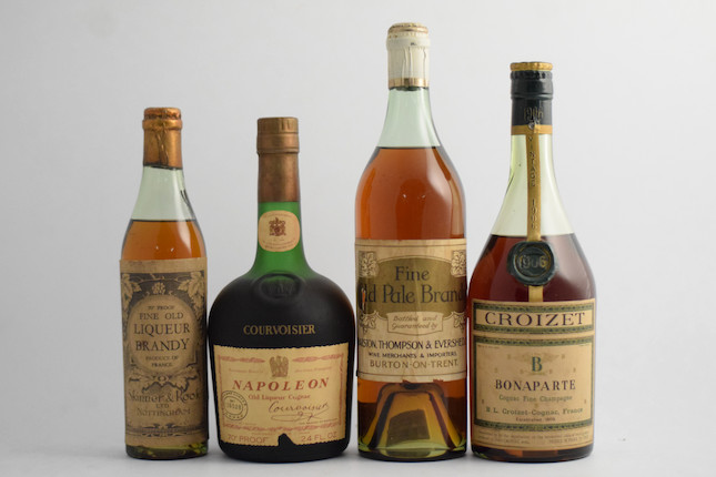 Bonhams : Croizet Bonaparte Fine Champagne Cognac 1906 (1) Courvoisier ...