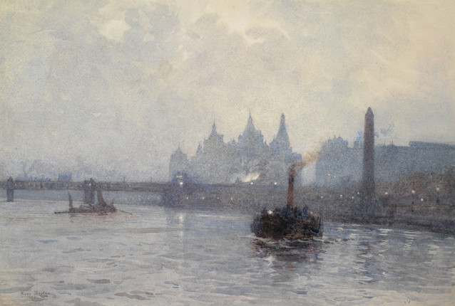 Bonhams : Rose Maynard Barton, R.W.S. (Irish, 1865-1929) A view of ...