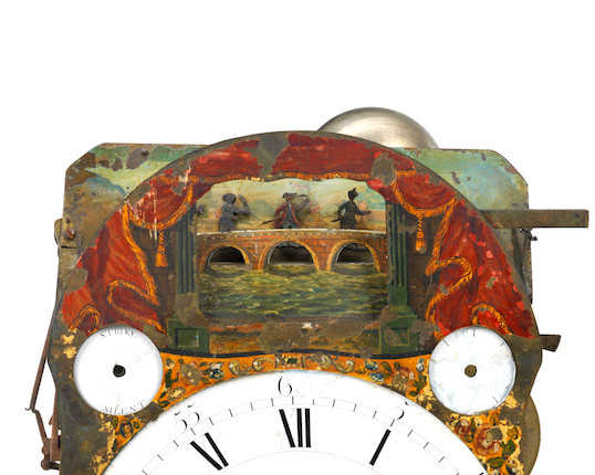 Bonhams : A George III automaton quarter striking and musical bracket ...