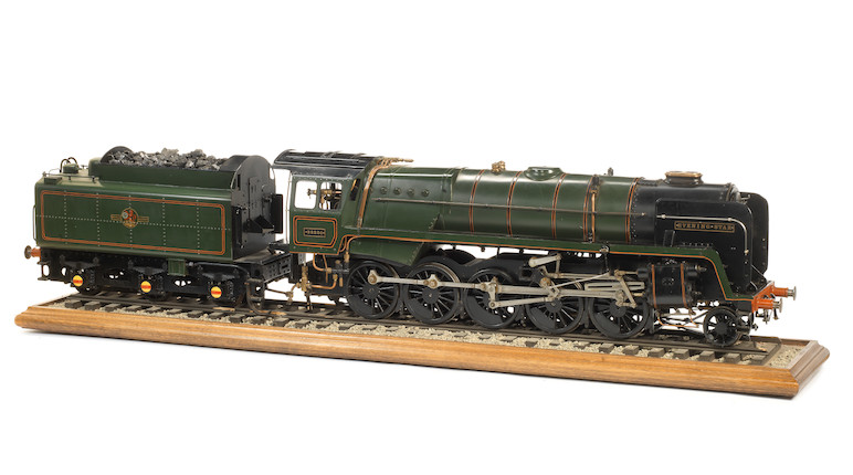 Bonhams : A 3 1/4 inch gauge live steam model of the 2-10-0 locomotive ...