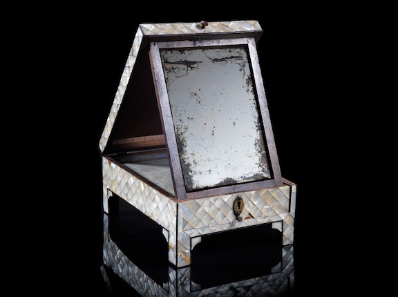 Bonhams : An Ottoman mother-of-pearl mounted Mirror Casket Turkey, 19th ...