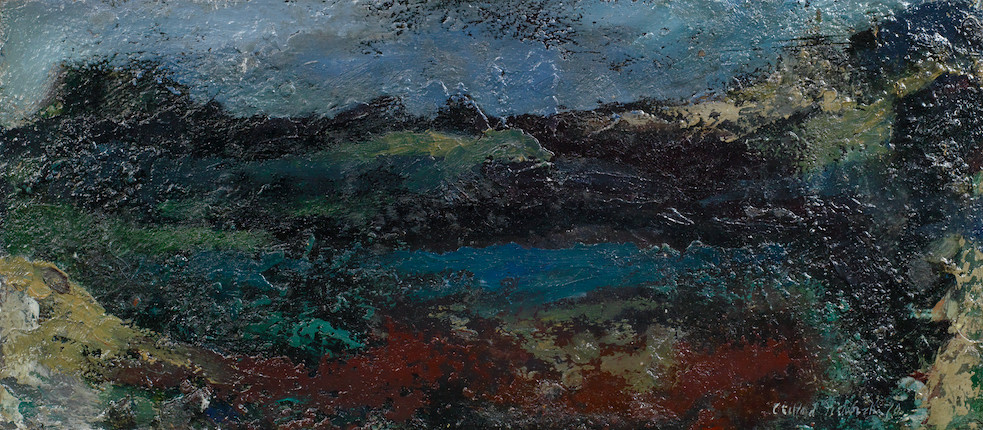 Bonhams : Clifford Fishwick (British, 1923-1997) Dartmoor landscape ...