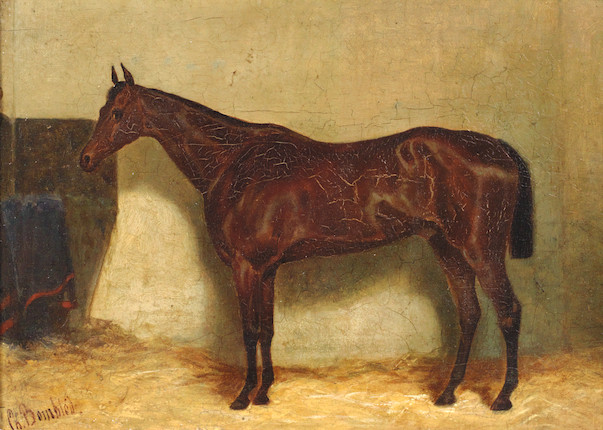 Bonhams : Louis Charles Bombled (French, 1862-1927) Three horse studies ...