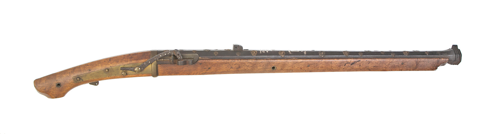 Bonhams : A Heavy 12-Bore Matchlock Musket