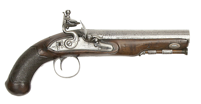 Bonhams : A flintlock pistol of musket bore