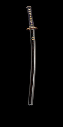 Bonhams : A well-mounted daisho (pair of swords) with Omori koshira-e ...