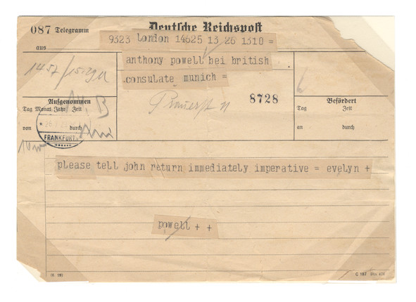 Bonhams : WAUGH (EVELYN) Series of forty-two autograph letters and ...