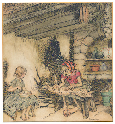 Bonhams : RACKHAM (ARTHUR) 'The Lapp Woman wrote a few Words', from ...