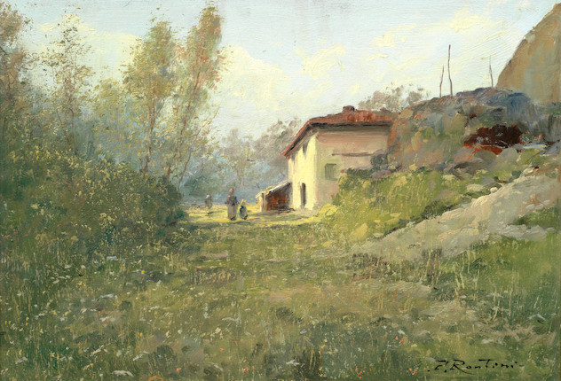 Bonhams : Ferruccio Rontini (Italian, 1893-1964) Spring landscapes, a ...