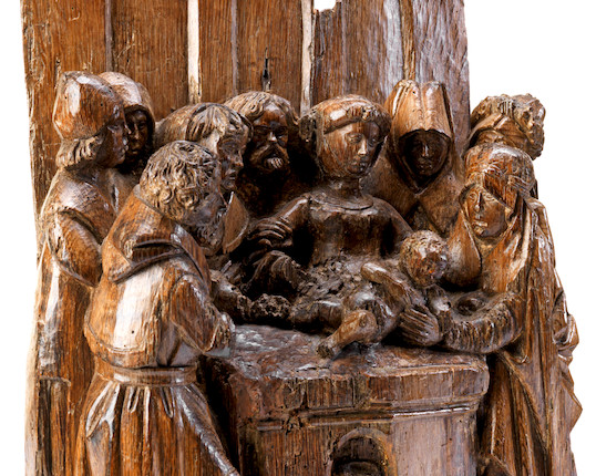 Bonhams : Circle of Jan Borman II (Flemish, 1500-1520) A pair of relief ...