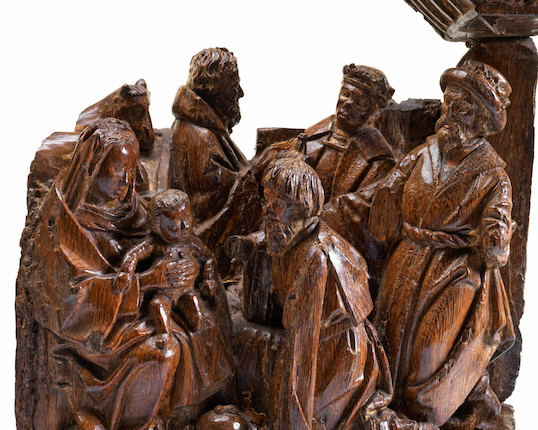 Bonhams : Circle of Jan Borman II (Flemish, 1500-1520) A pair of relief ...