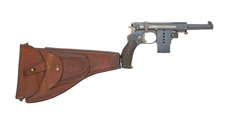 Bonhams : An Extremely Rare And Fine 7.8mm(Bergmann) Bergmann No. 5/ ...
