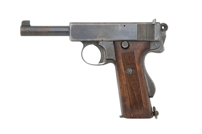 Bonhams : A Rare .455(Webley Automatic) Webley & Scott Ltd. Mark I Navy ...
