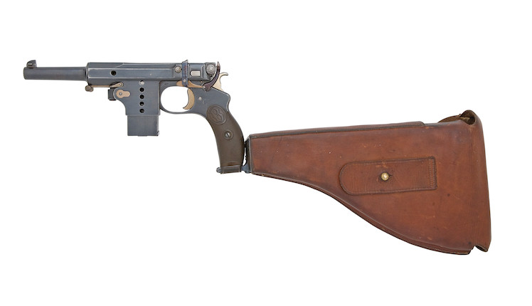 Bonhams : An Extremely Rare And Fine 7.8mm(Bergmann) Bergmann No. 5/ ...