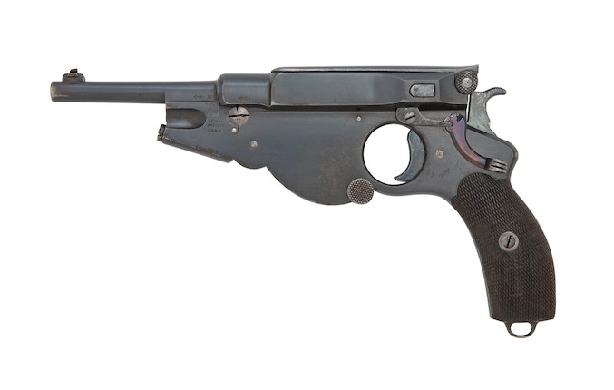 Bonhams : A Rare 6.5mm(Bergmann Rimmed) Bergmann No. 3/1896 Self ...