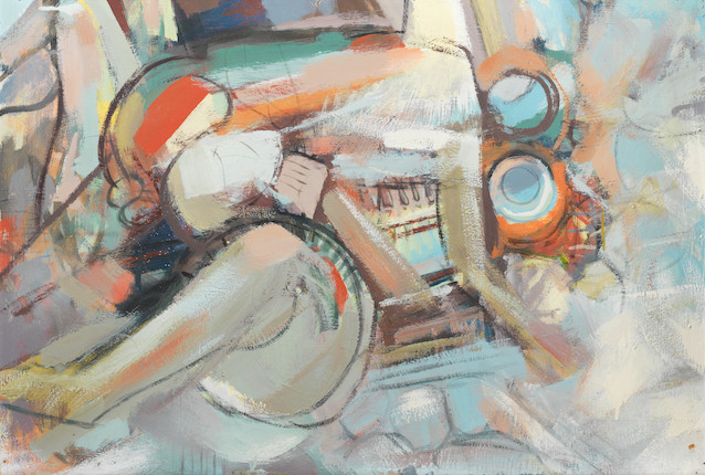 Bonhams : Gebre Kristos Desta (Ethiopian, 1931-1981) 'Just the two of ...