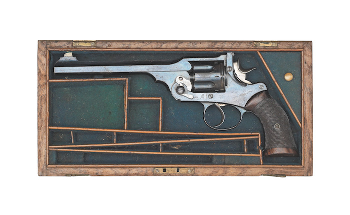 Bonhams : A Fine Cased .450/.455 P. Webley & Son WG Target 1896 Model ...