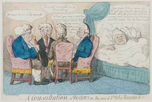 Bonhams : A collection of 18th/19th century satirical prints after ...