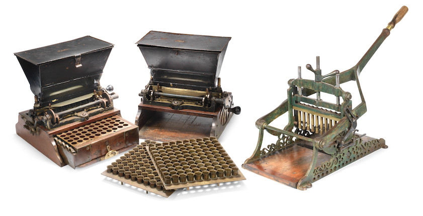 Bonhams : A set of 'Climax' cartridge loading machines by James Dixon ...