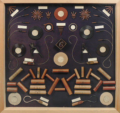 Bonhams : A large quarrying explosives display board With a ...