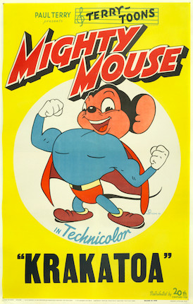 Bonhams : Terry Toons Mighty Mouse, Twentieth Century Fox Film Corp ...