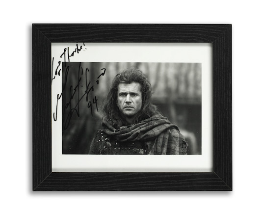 Bonhams : Braveheart a costume design of Mel Gibson as William Wallace ...